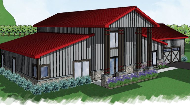 Wick Buildings Barndominium Floor Plans: The Lincoln | BuildMyBarndo.com